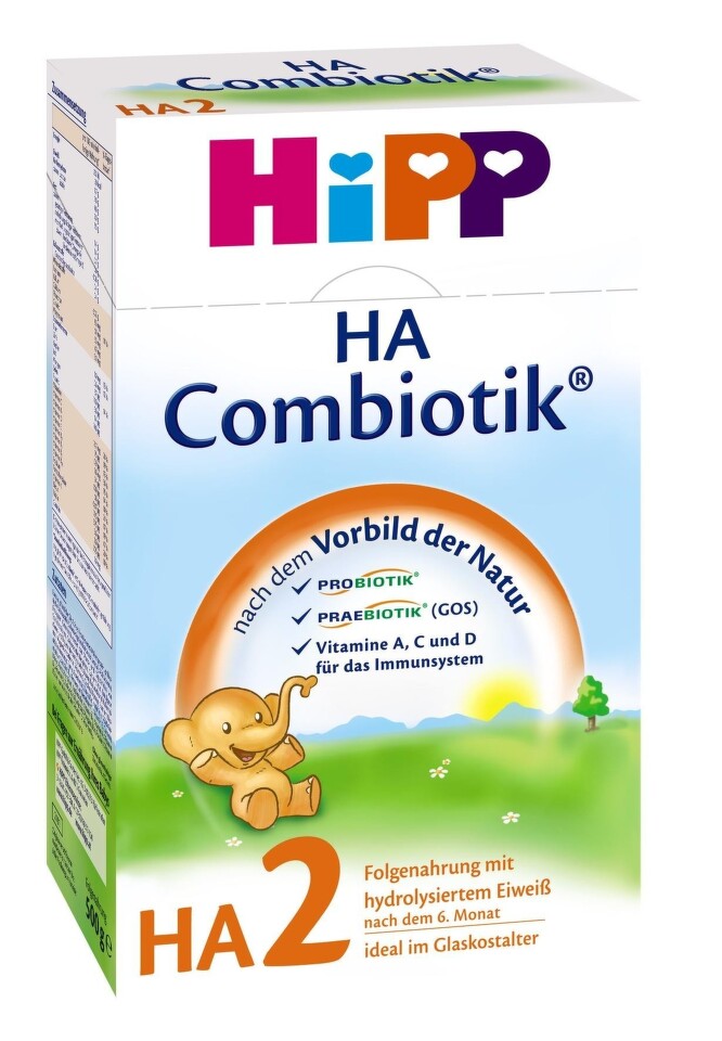 Find all the promotions on the product Lapte praf ha 2 combiotic - Hipp - 1 buc. 350 gr