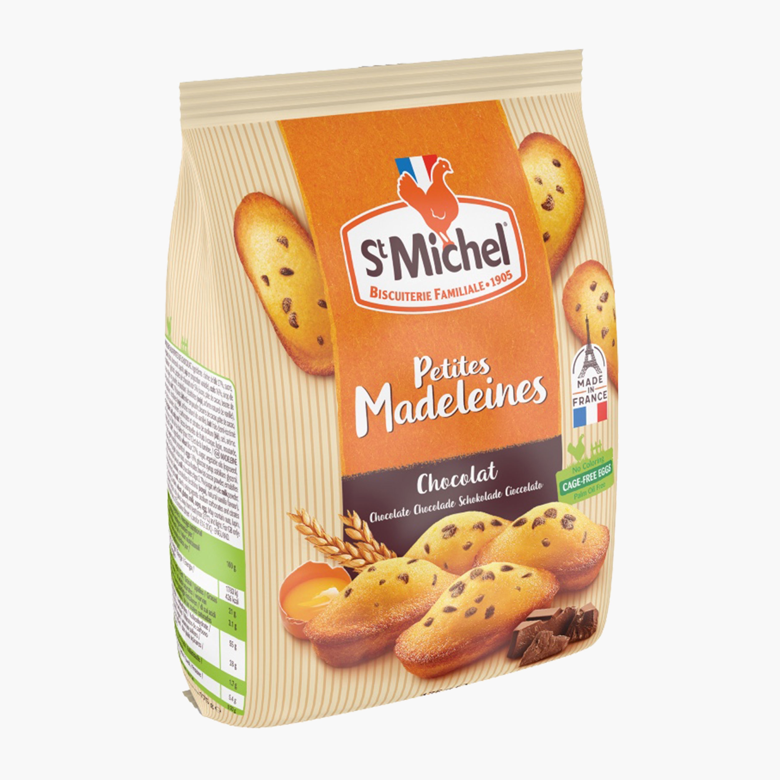 Find all the promotions on the product Madeleines mini fulgi ciocolata ...